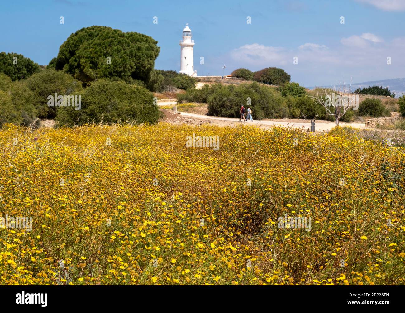 Paphos Archaeological Park and lighthouse, Unesco World Heritage site ...