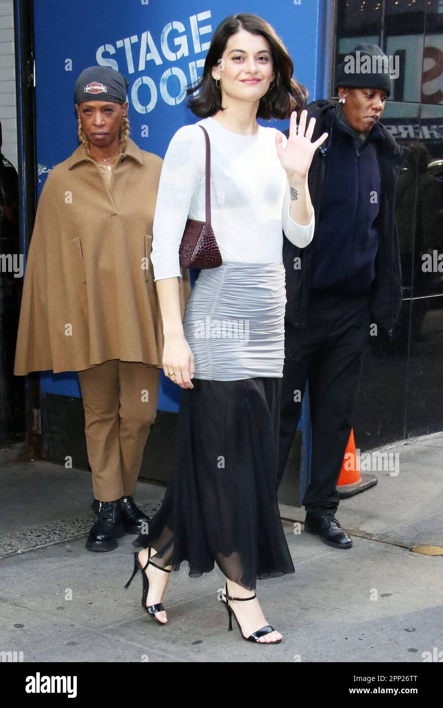 New York, NY, USA. 21st Apr, 2023. Sofia Black-D'Elia seen at Good ...