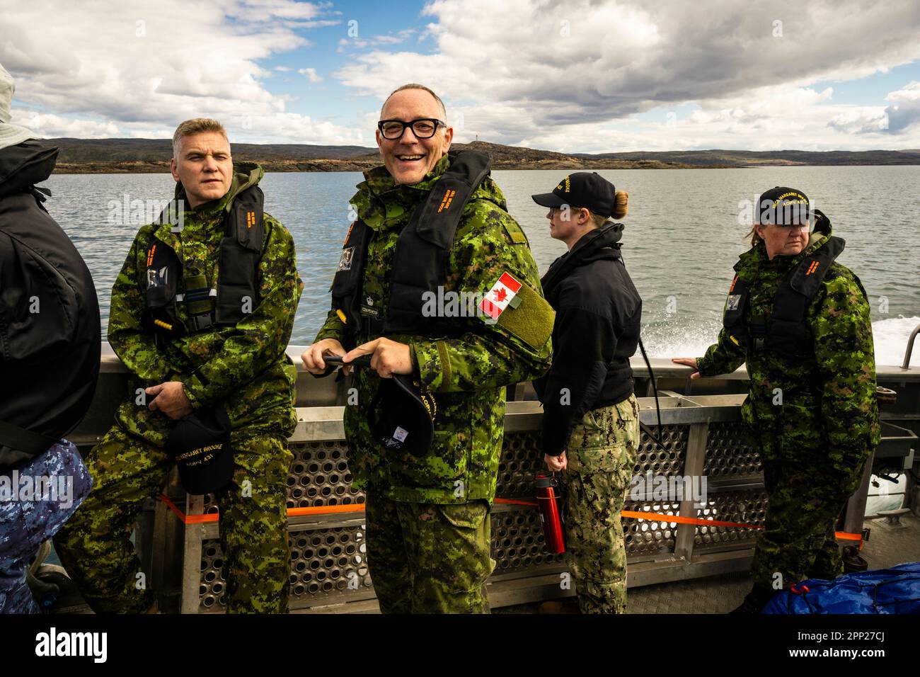 Combined Canada/US military medical team participating in Operation ...