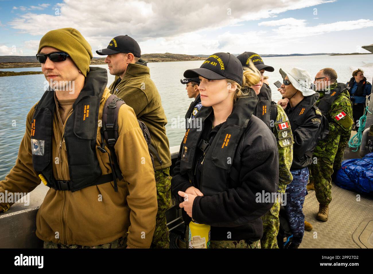 Combined Canada/US military medical team participating in Operation ...