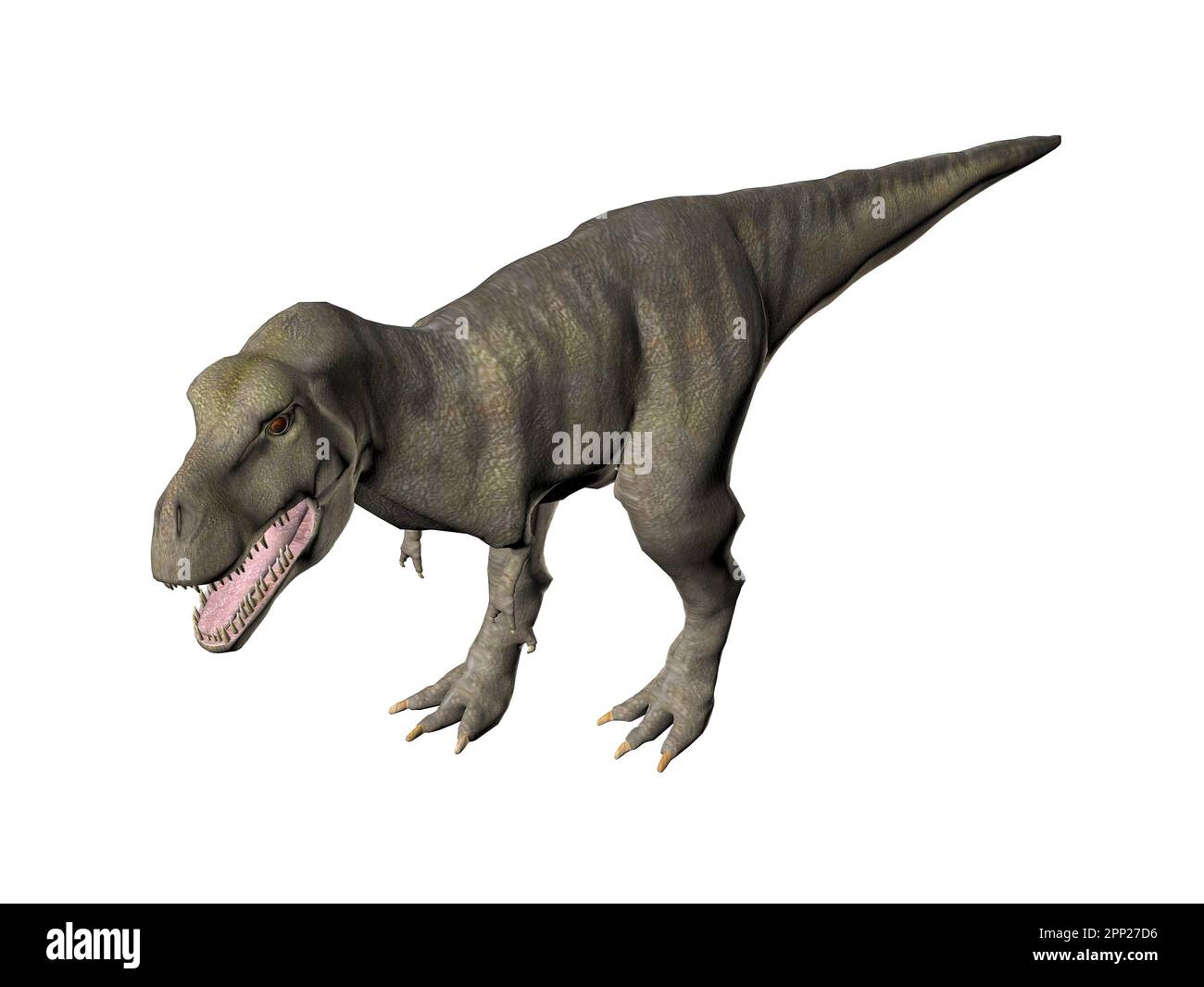 An illustration of the dinosaur Tyrannosaurus Rex Stock Photo - Alamy