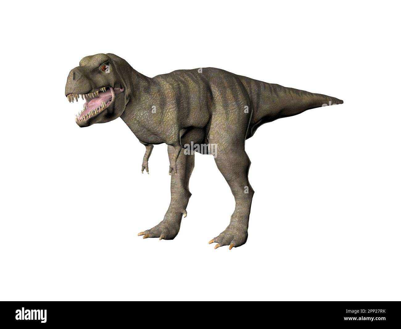 An illustration of the dinosaur Tyrannosaurus Rex Stock Photo - Alamy