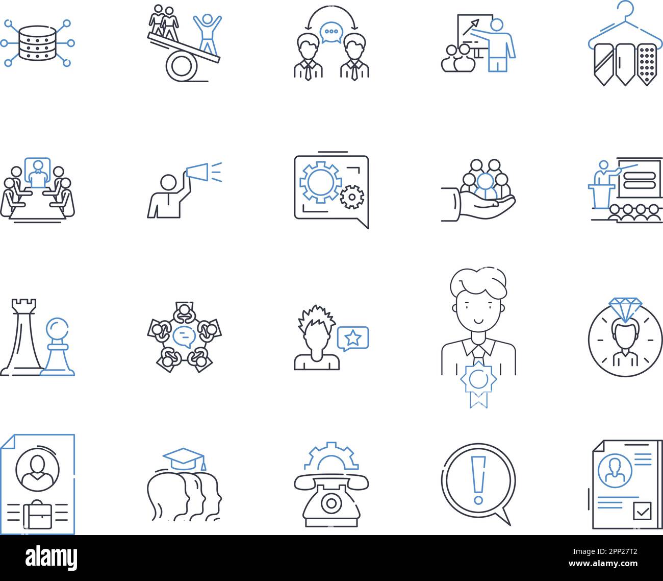 Sales counter line icons collection. Retail, Transaction, Transactional ...