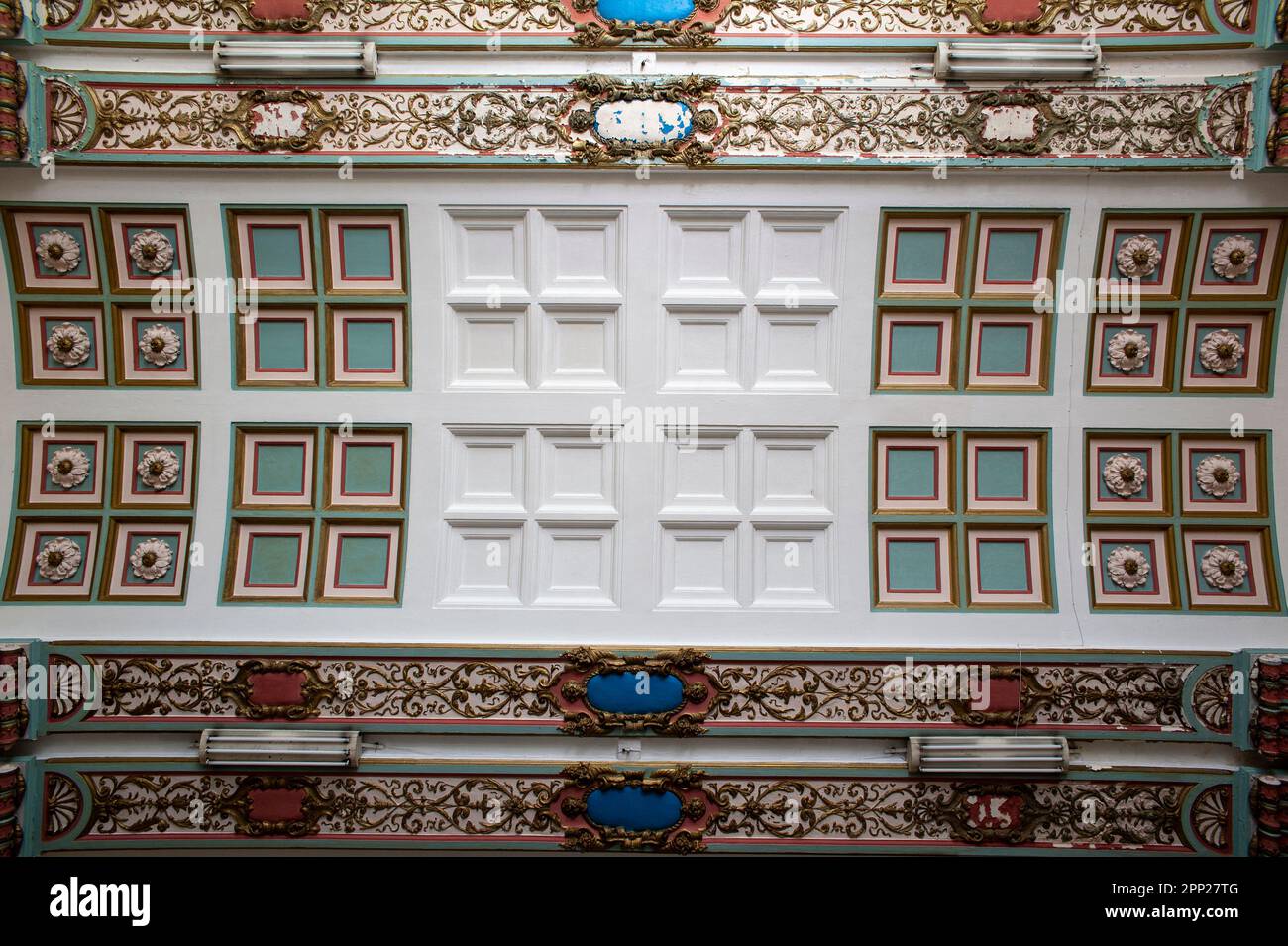 Ceiling decorations of the historical Haydarpasha Station from the ...
