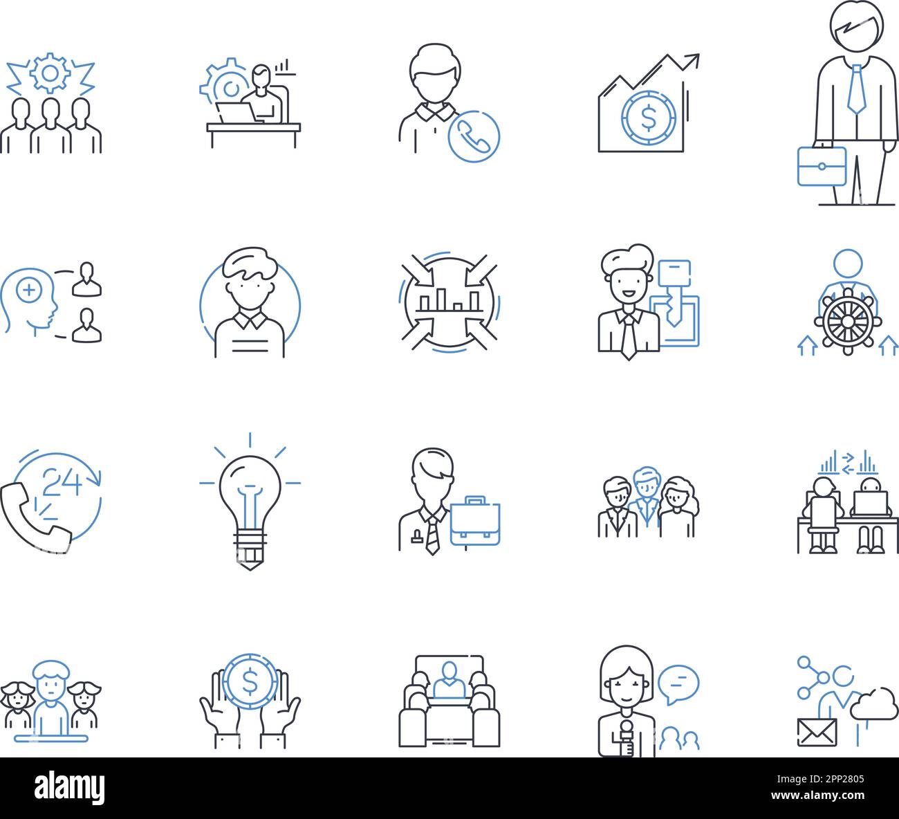 Knowledge acquisition line icons collection. Learning, Education ... Knowledge acquisition line icons collection. Learning, Education ...