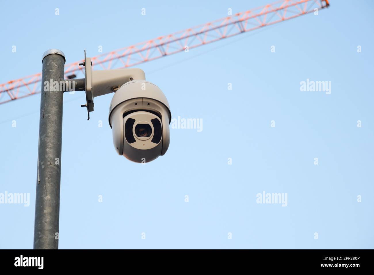 CCTV security camera operating outdoor Stock Photo - Alamy