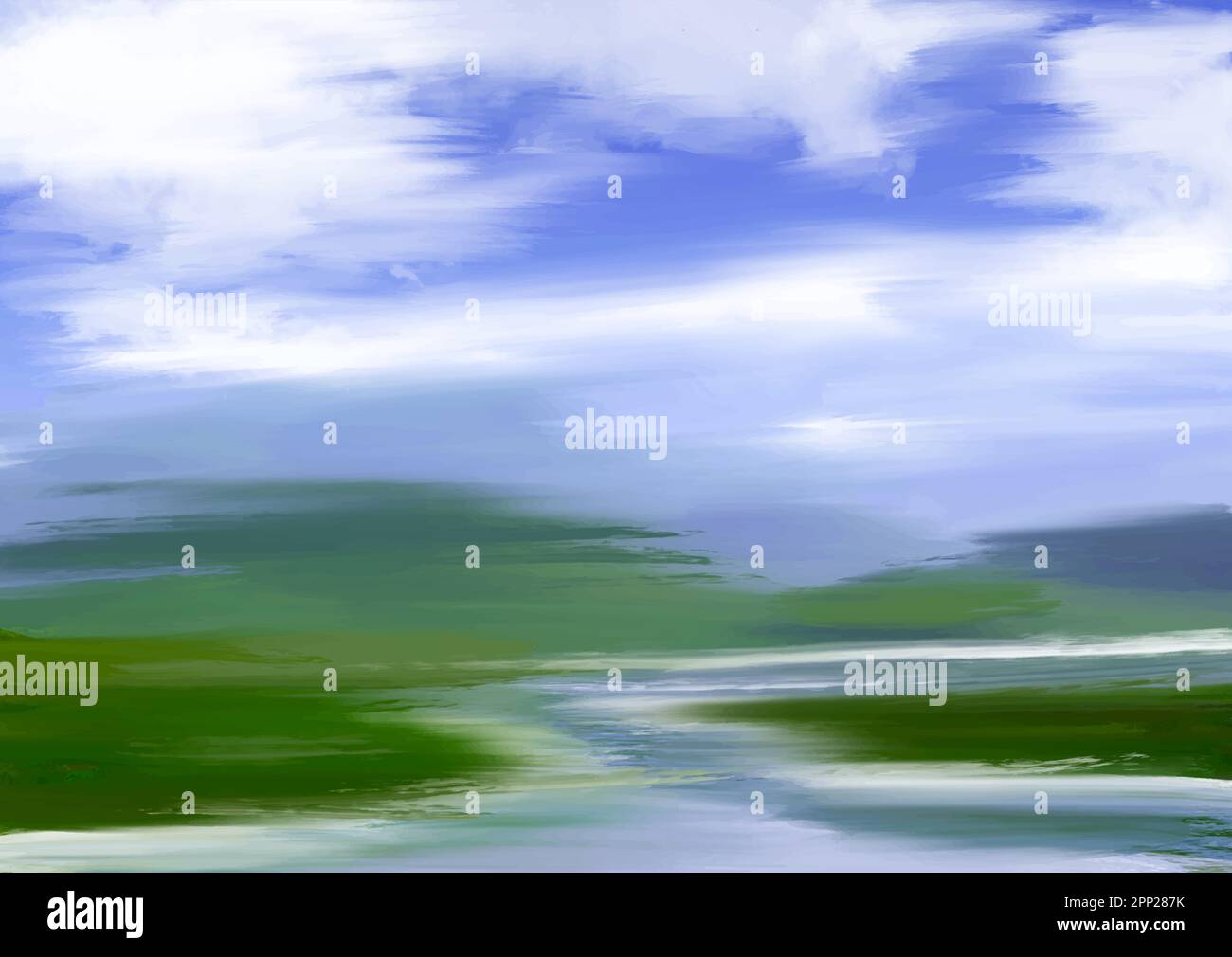 Oil with palette knife Stock Vector Images - Alamy