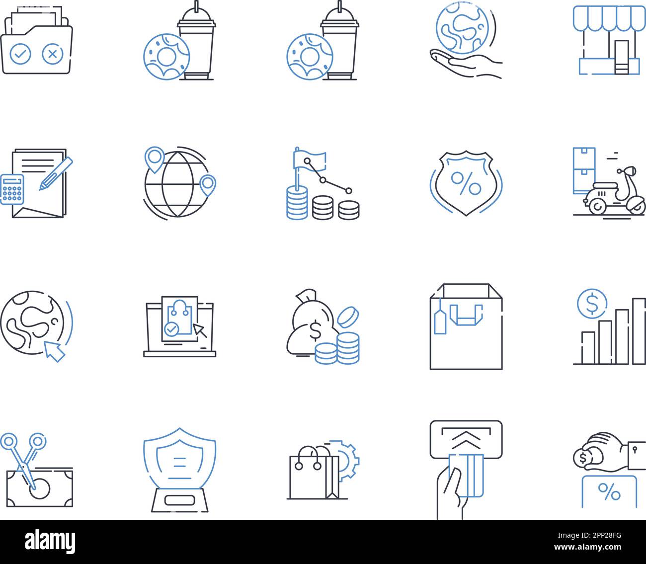 Flash sales line icons collection. Discount, Limited, Sale, Deal, Bargain, Promo, Exclusive ...