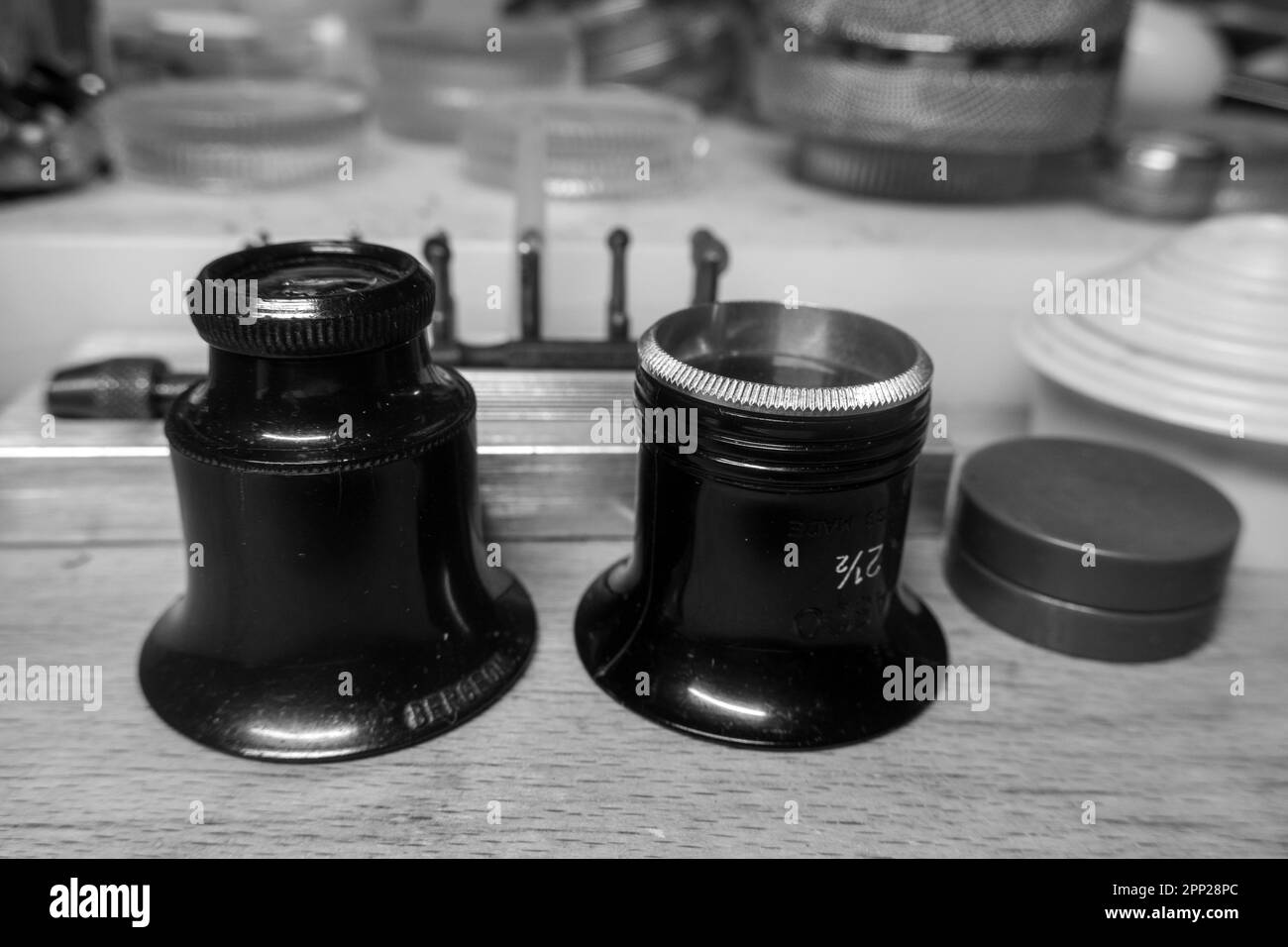 Camera sizes Black and White Stock Photos & Images - Alamy