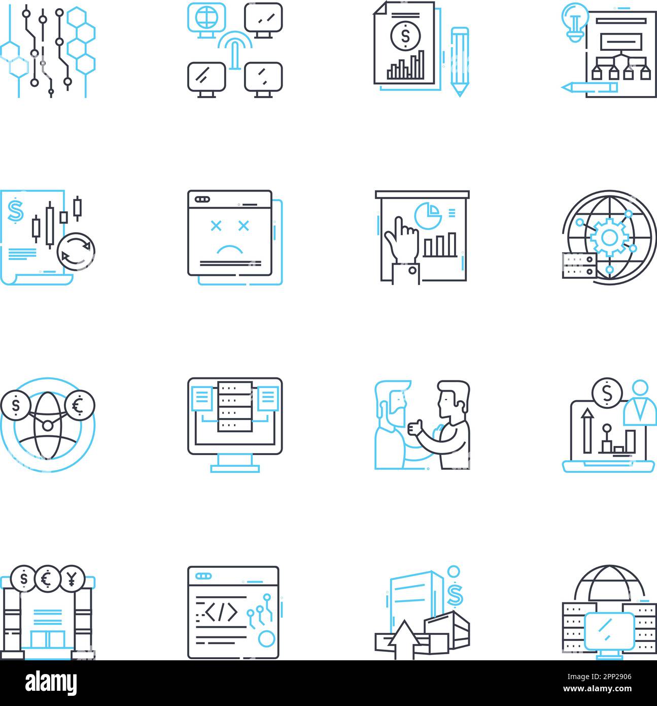 Mtary statistics linear icons set. Averages, Variance, Standard ... Mtary statistics linear icons set. Averages, Variance, Standard ...