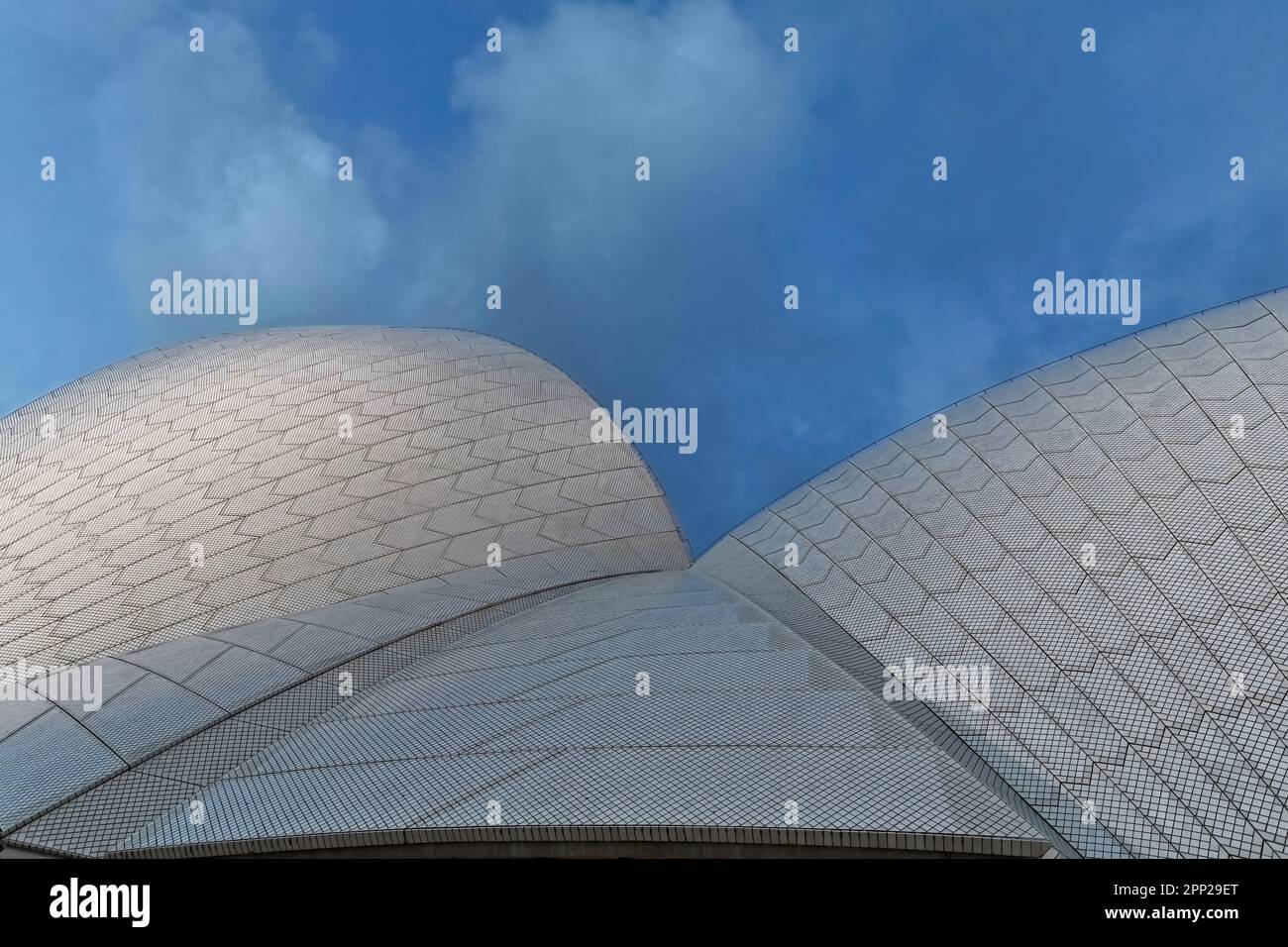 579 Detail-view at twilight from the west of the Sydney Opera House ...