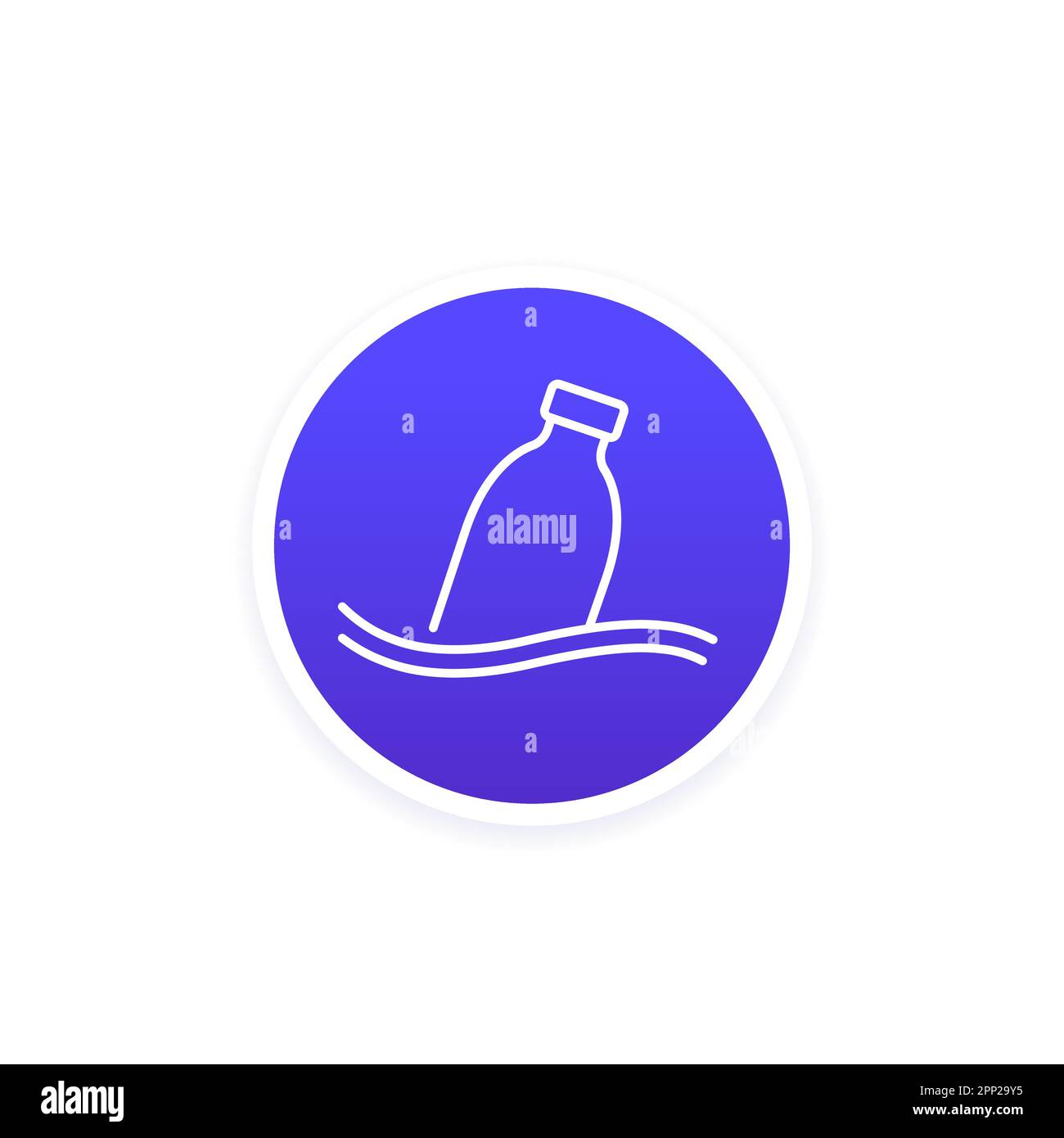 Ocean pollution plastic reuse Stock Vector Images - Alamy