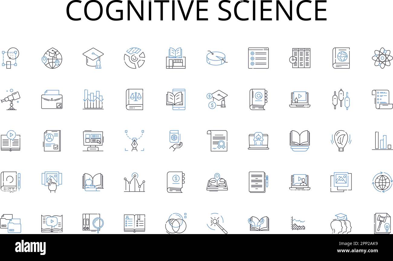 Cognitive science line icons collection. Campaigns, Supporters ...
