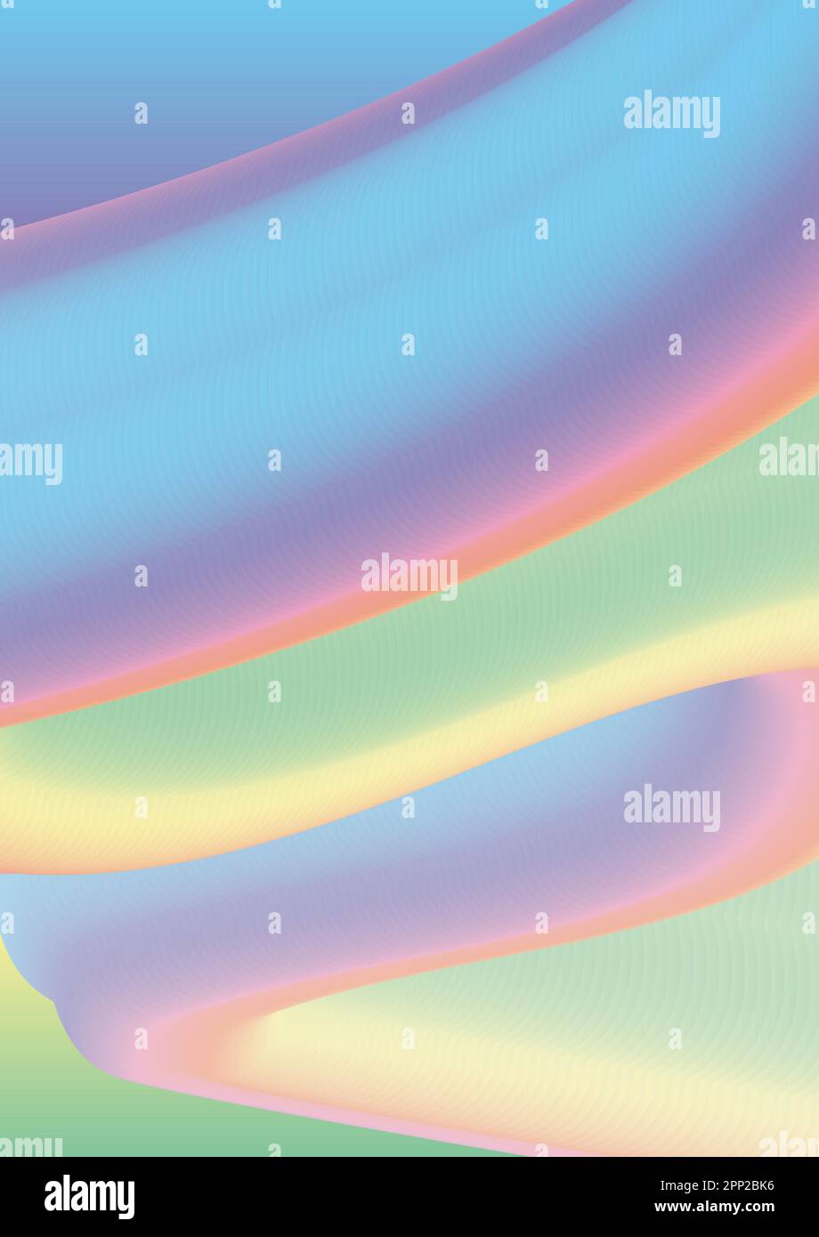 Abstract background with a gradient blend design in pastel rainbow ...
