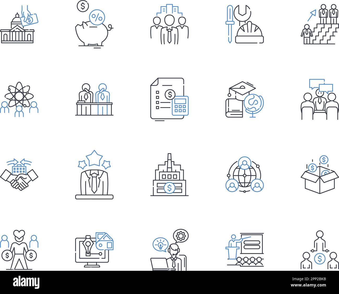 E-commerce management line icons collection. Inventory, Pricing, Sales ...