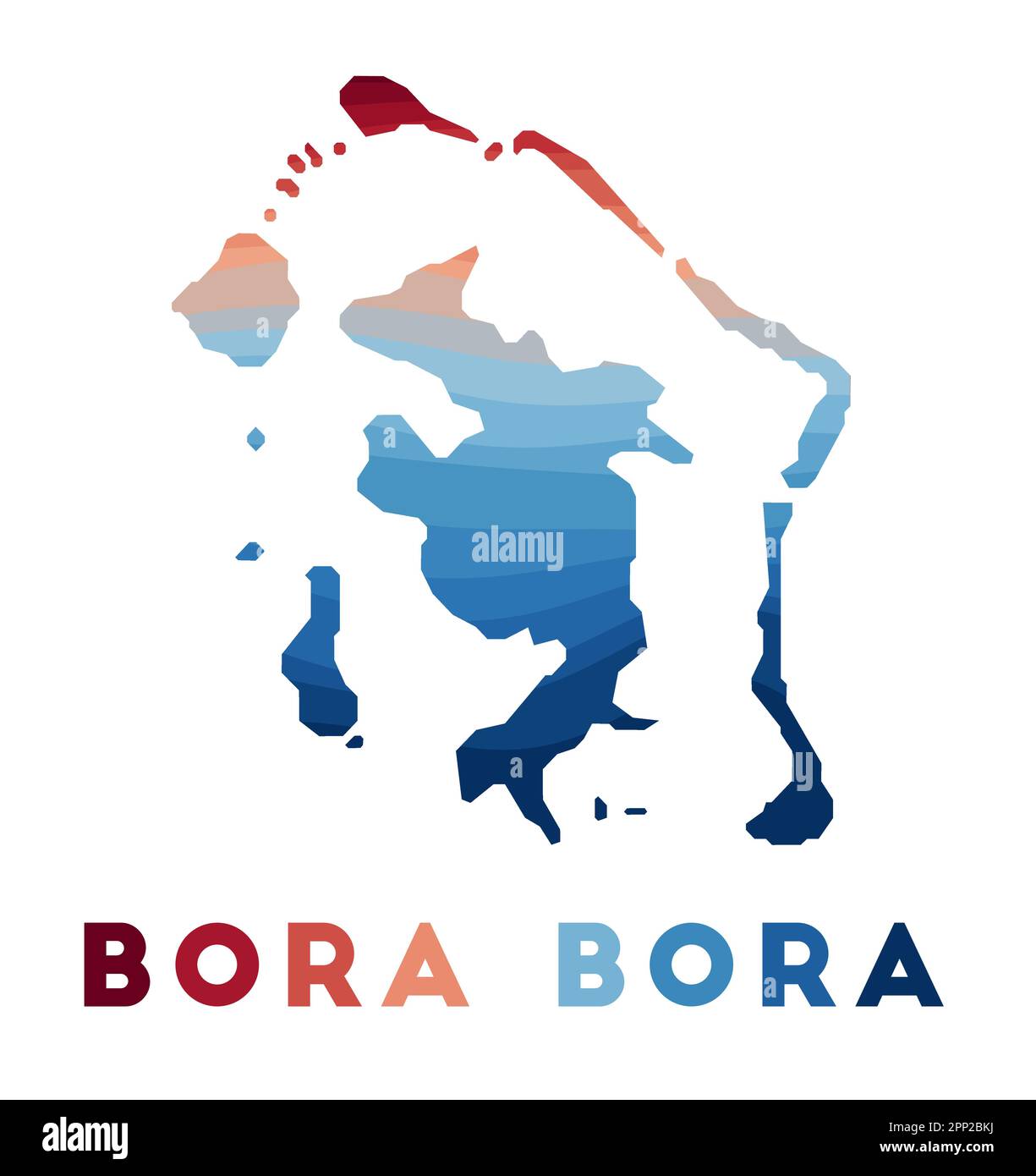 Bora bora map hi-res stock photography and images - Alamy