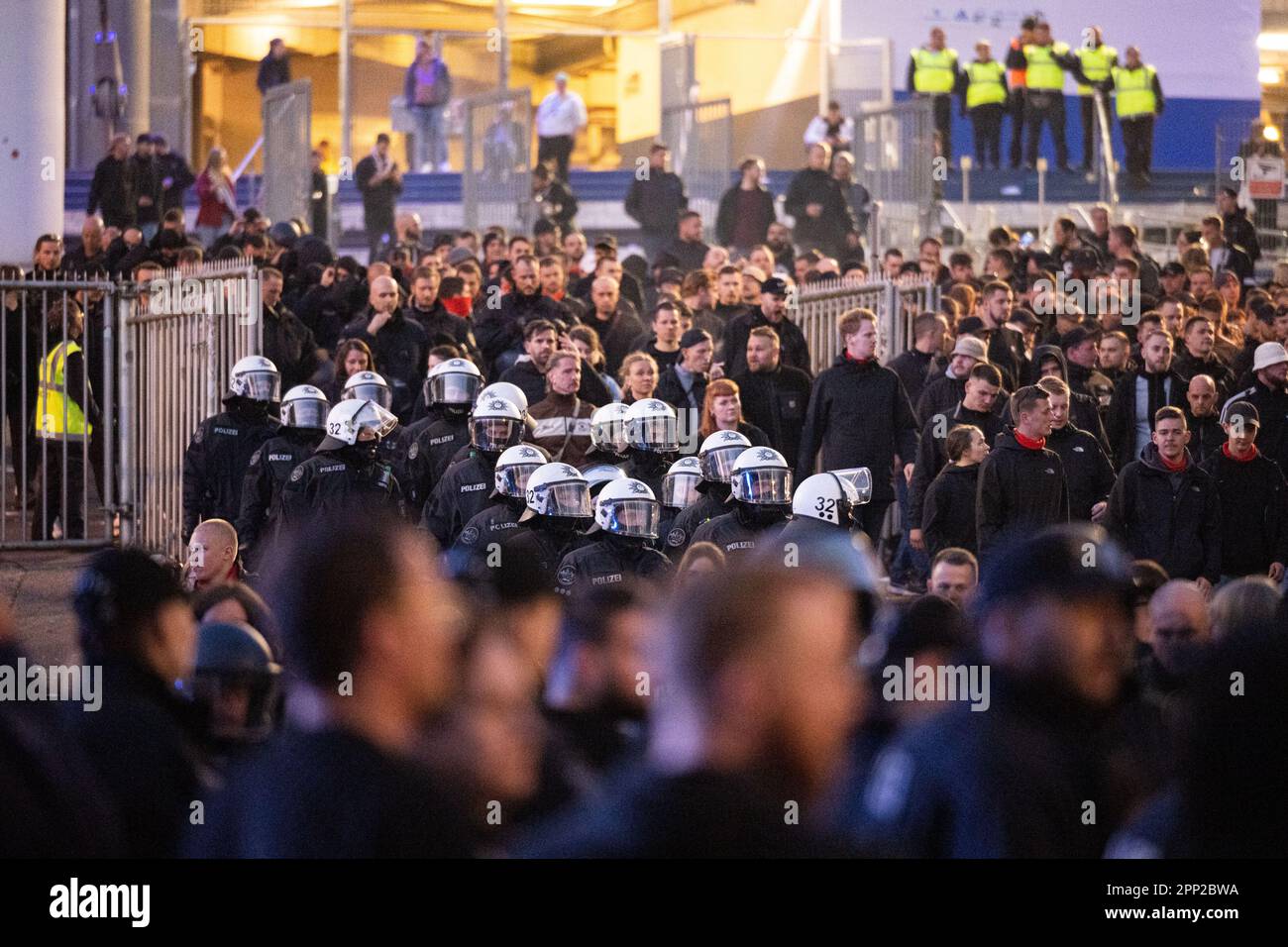 Hamburg, Germany. 21st Apr, 2023. Soccer: 2nd Bundesliga, Hamburger SV ...