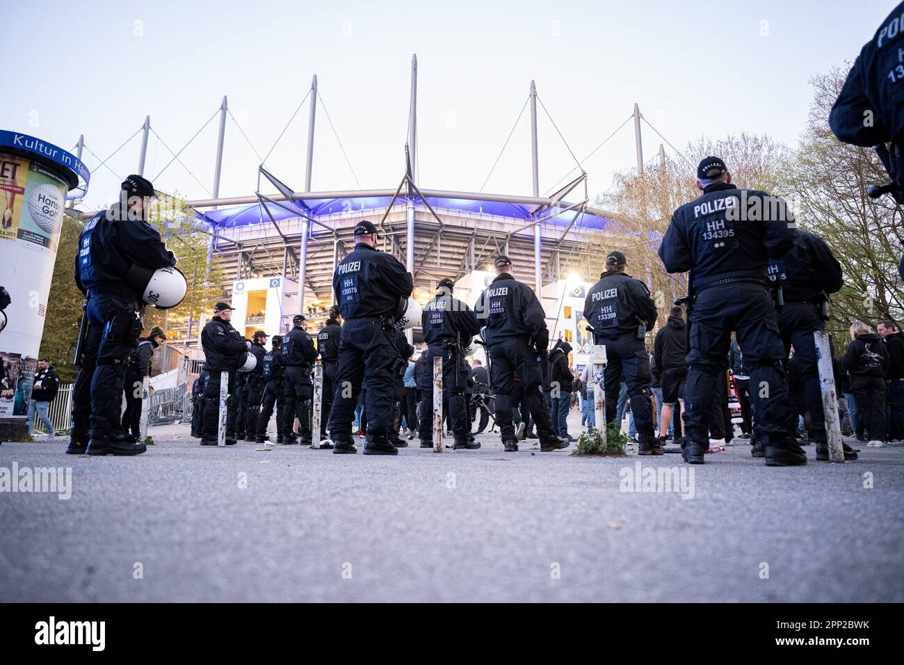 Hamburg, Germany. 21st Apr, 2023. Soccer: 2nd Bundesliga, Hamburger SV ...