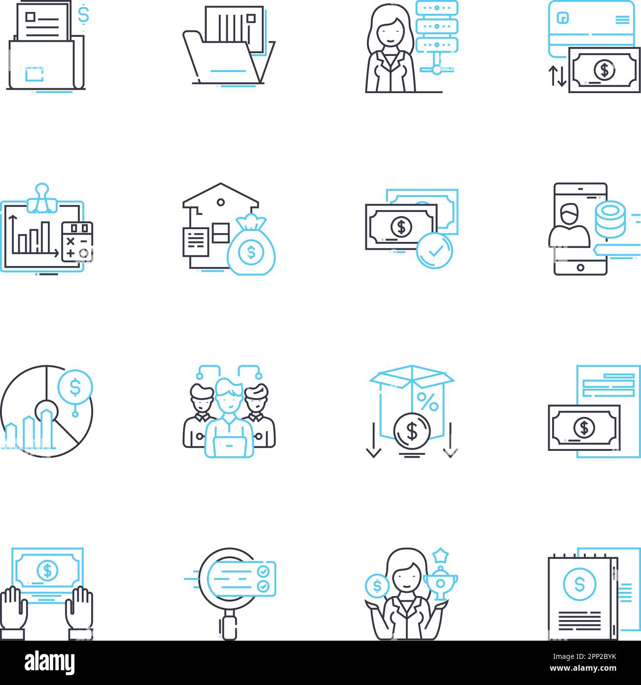 E-commerce and shopping linear icons set. Online, Retail, Purchase ...