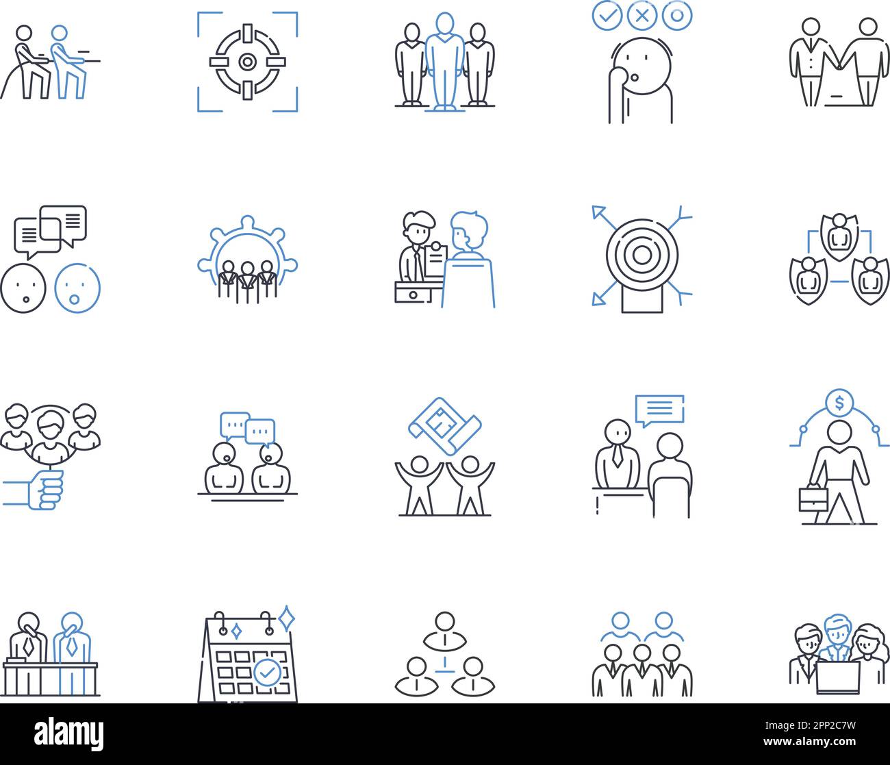 Business operation line icons collection. Efficiency, Strategy, Growth ... Business operation line icons collection. Efficiency, Strategy, Growth ...