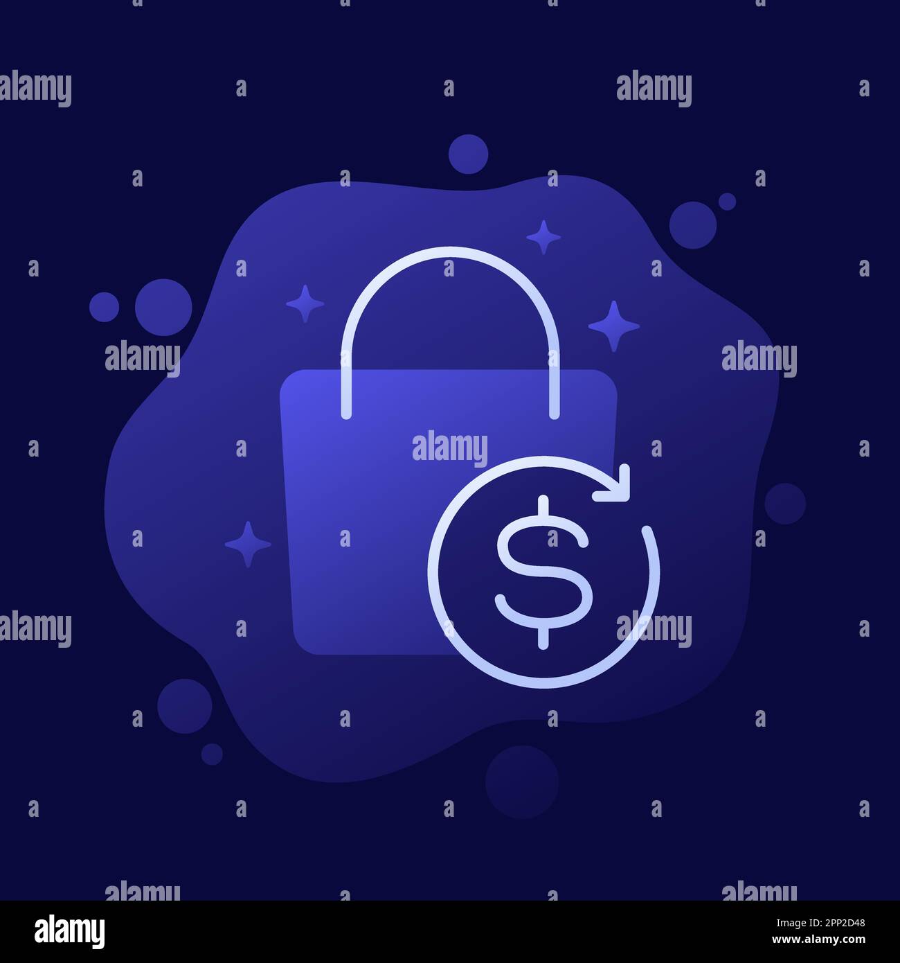 Cash back icon simple Stock Vector Images - Alamy