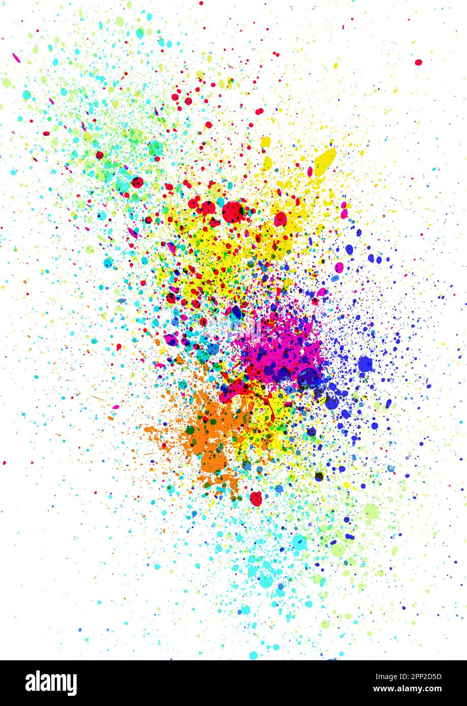 Abstract background with a colourful watercolour splatter texture Stock ...