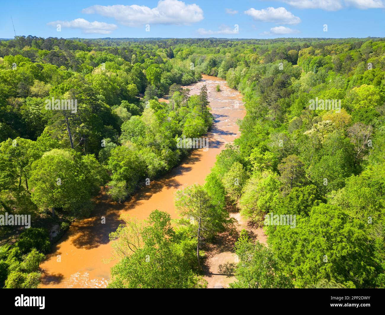 The Middle Oconee River as it passes through Clarke County, Georgia ...