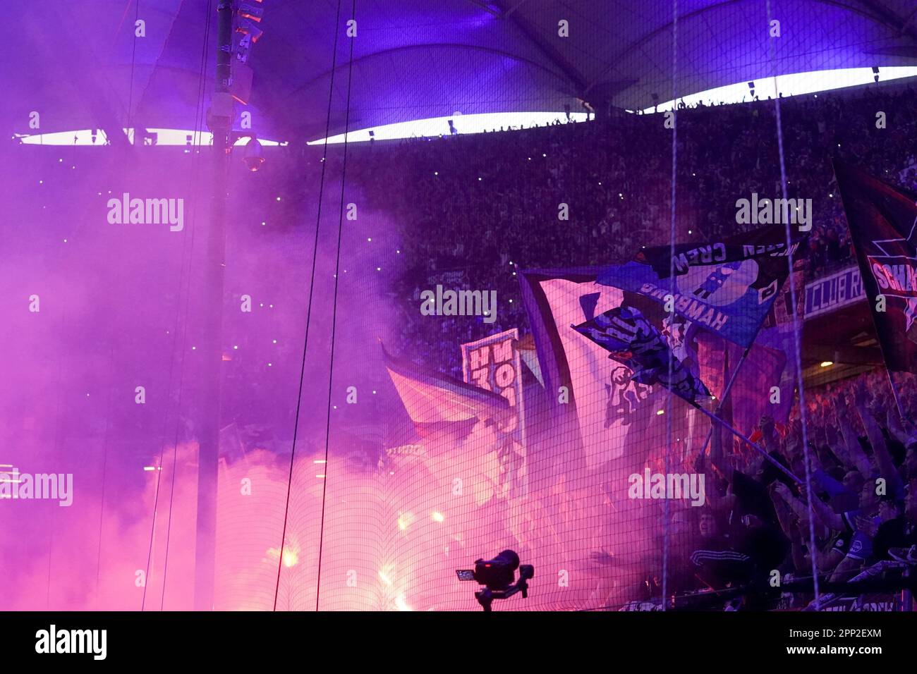 Hamburg, Germany. 21st Apr, 2023. Soccer: 2nd Bundesliga, Matchday 29 ...