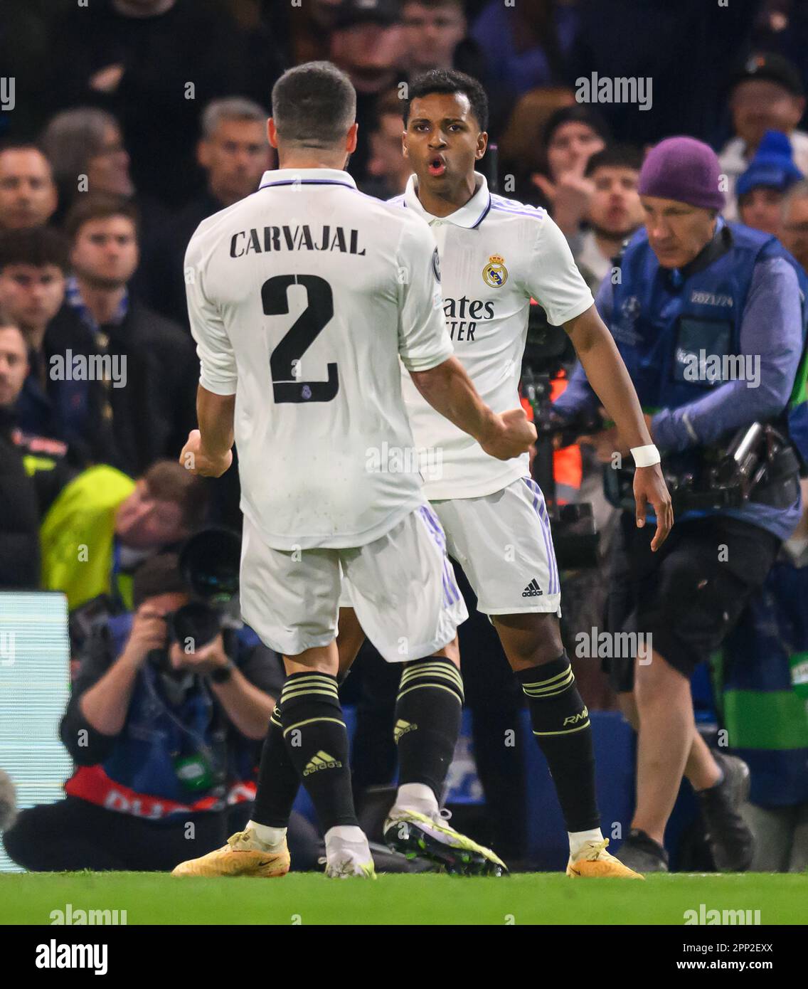 London, UK. 18th Apr, 2023. 18 Apr 2023 - Chelsea v Real Madrid - UEFA ...