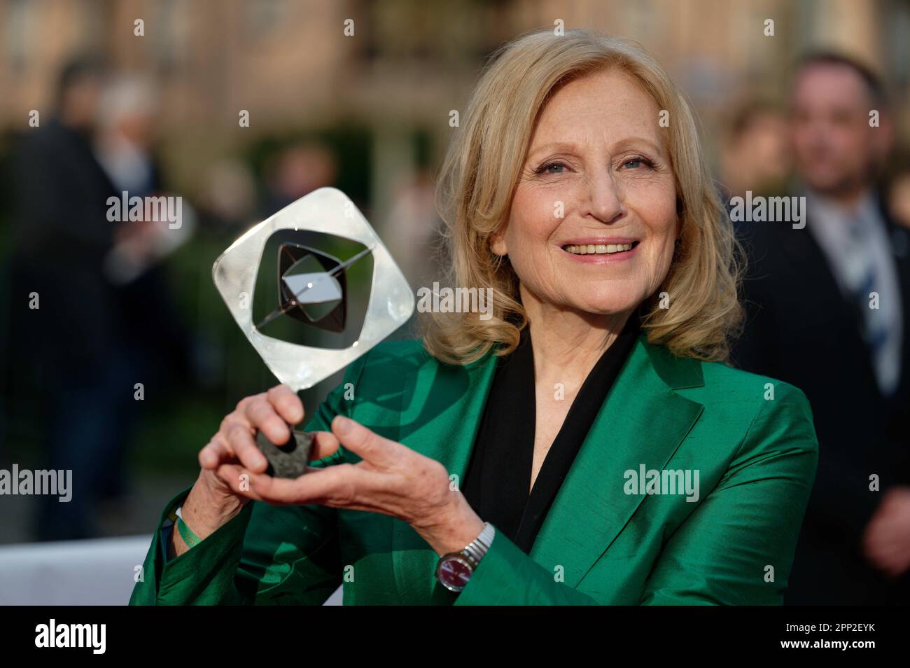 Marl, Germany. 21st Apr, 2023. Actress Maren Kroymann comes to the 59th ...