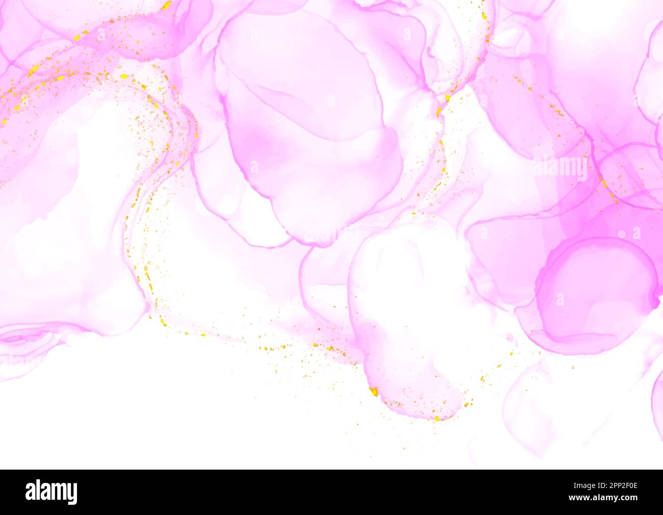 Pink alcohol ink texture Stock Vector Images - Alamy