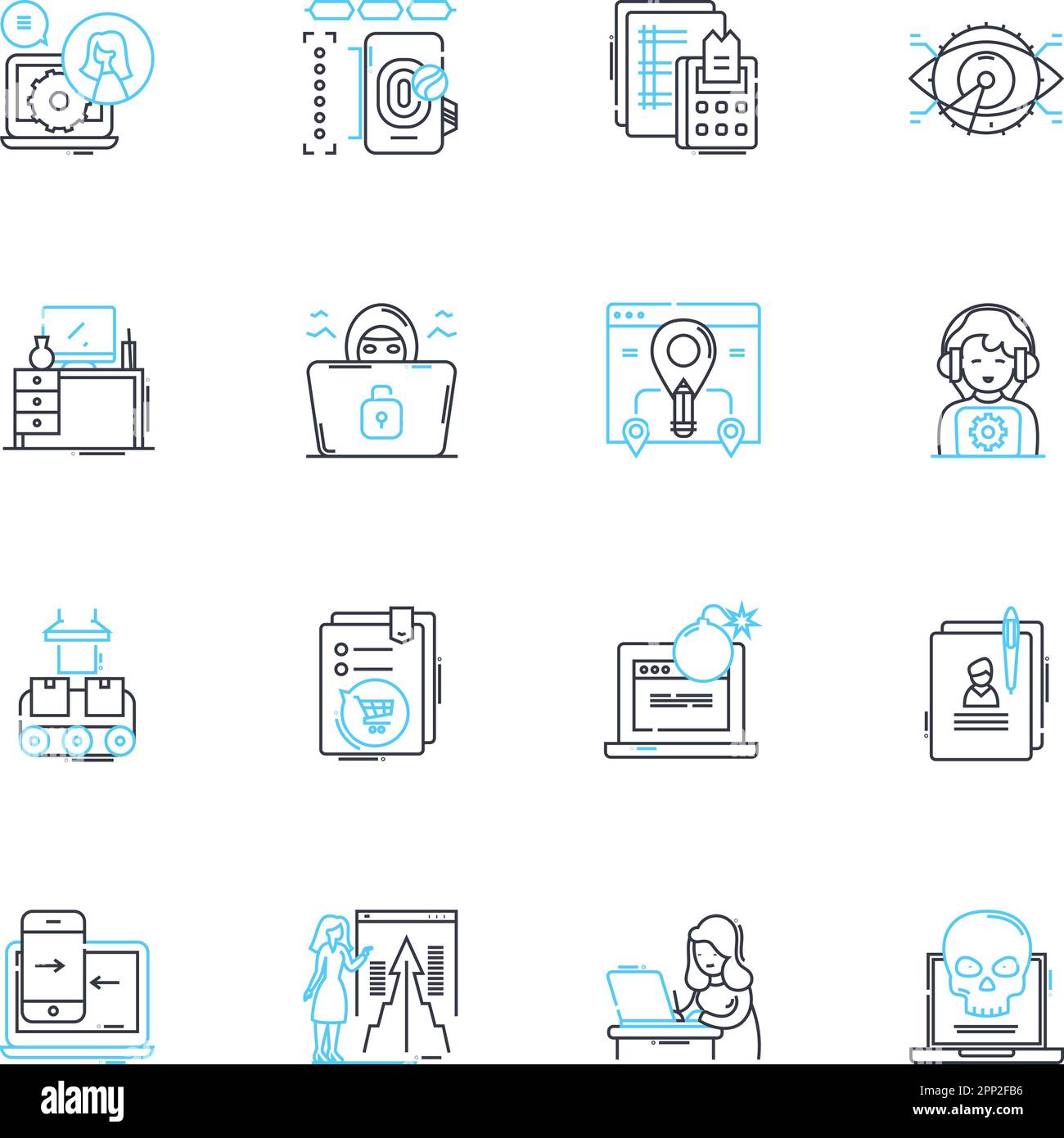 Usability Linear Icons Set Intuitive Efficient Accessible User Friendly Responsive