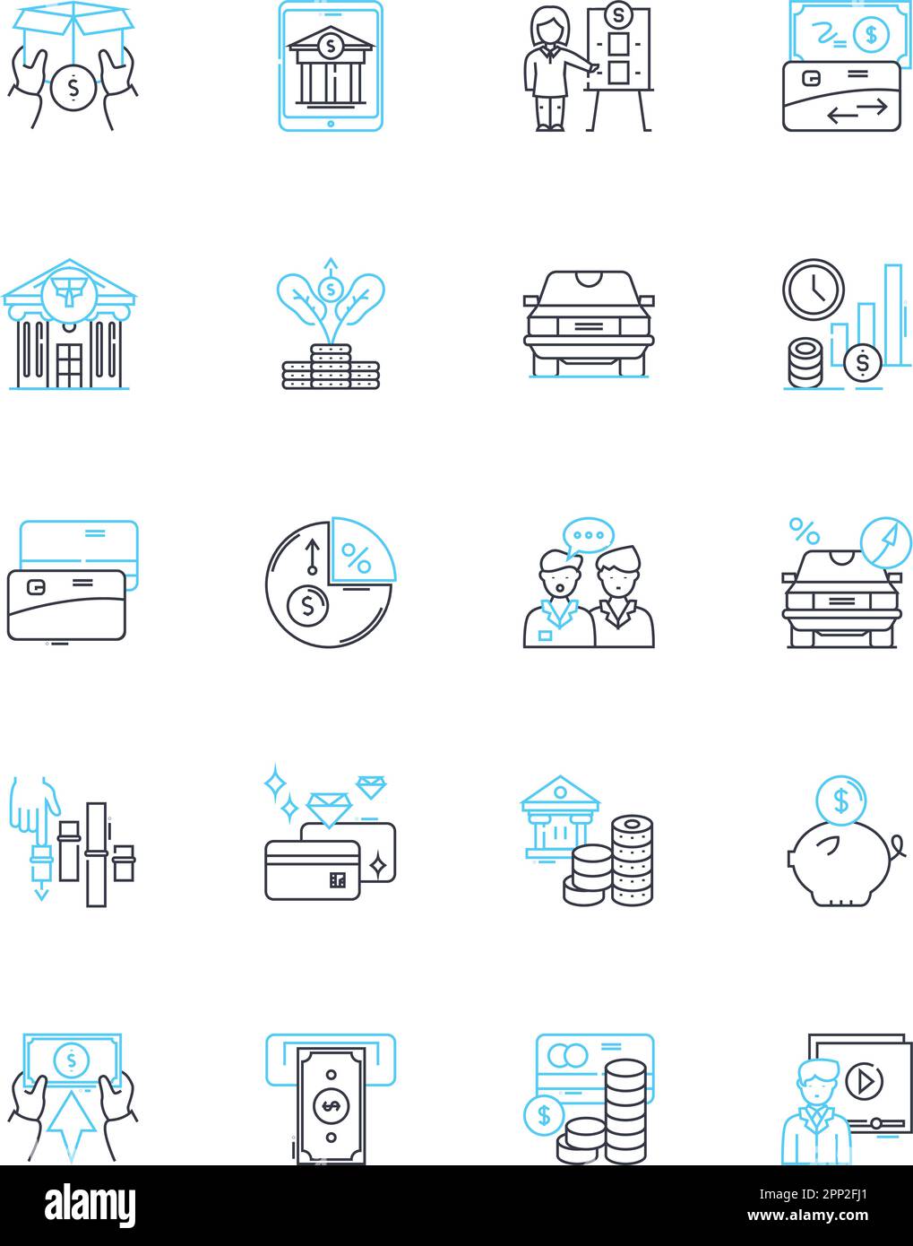Market Research Linear Icons Set Analysis Demographics Survey Data Focus Group Strategy