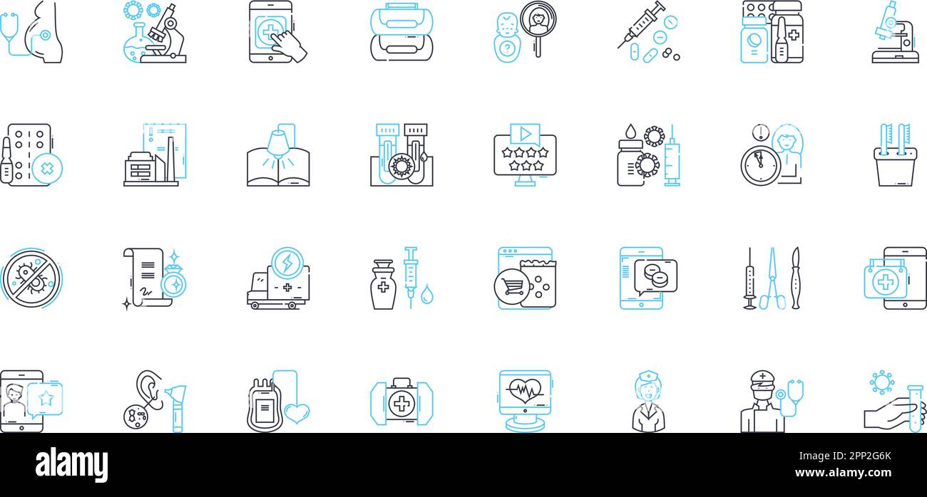 Global hygiene linear icons set. Sanitation, Hygiene, Cleanliness ...