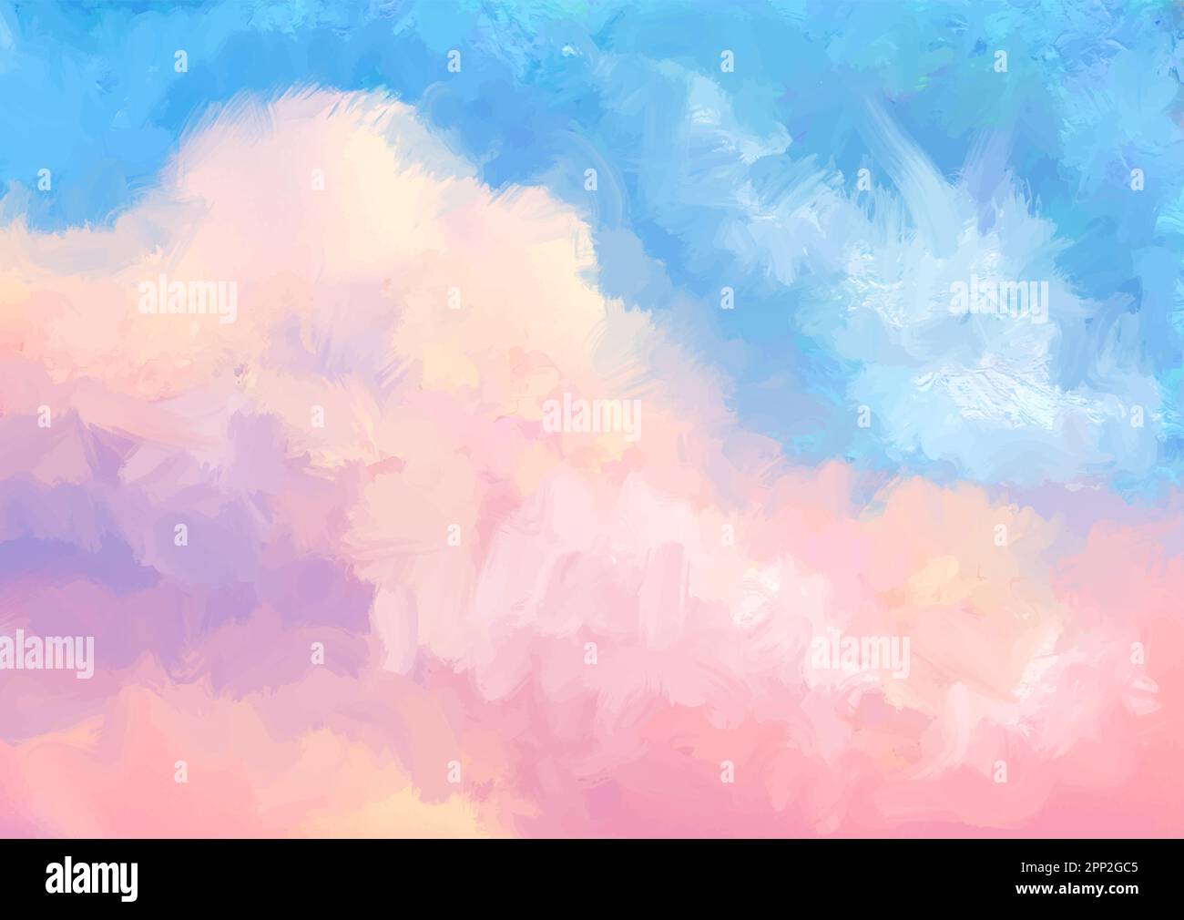 Pastel coloured clouds Stock Vector Images - Alamy
