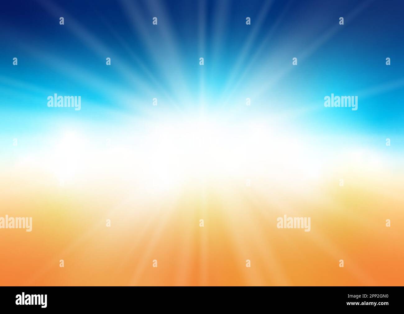 Beach themed background with a sun rays design Stock Vector Image & Art ...