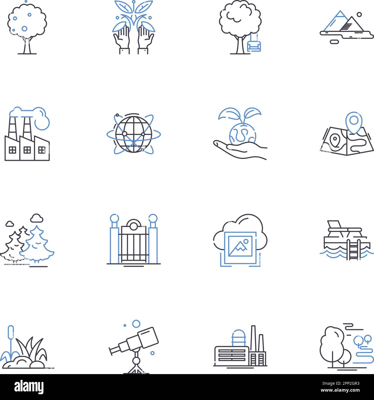 Rugged winter wilderness Cut Out Stock Images & Pictures - Alamy