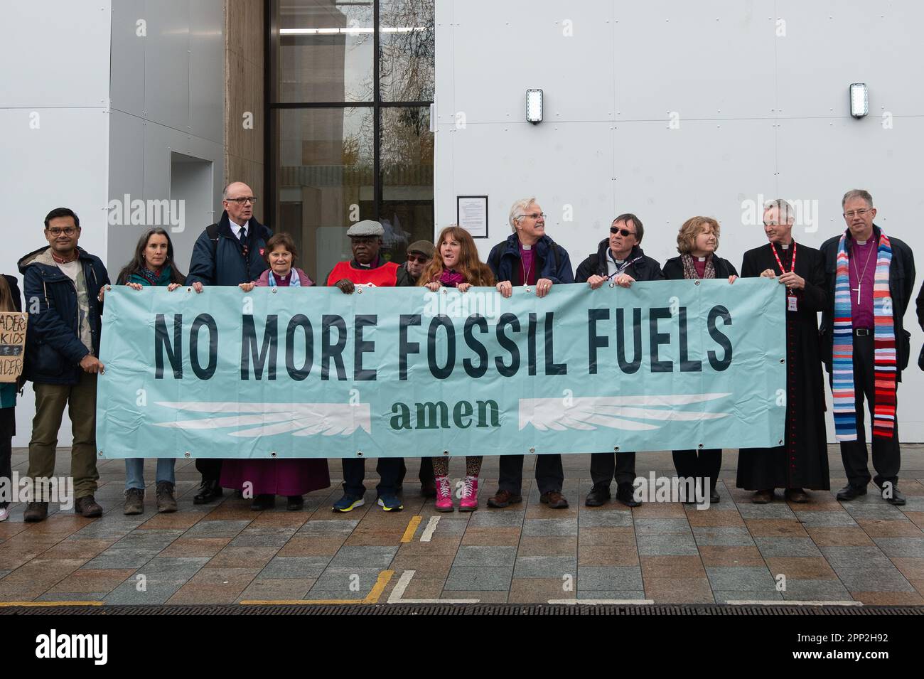 Westminster, London, UK. 21st April, 2023. Extinction Rebellion faith ...