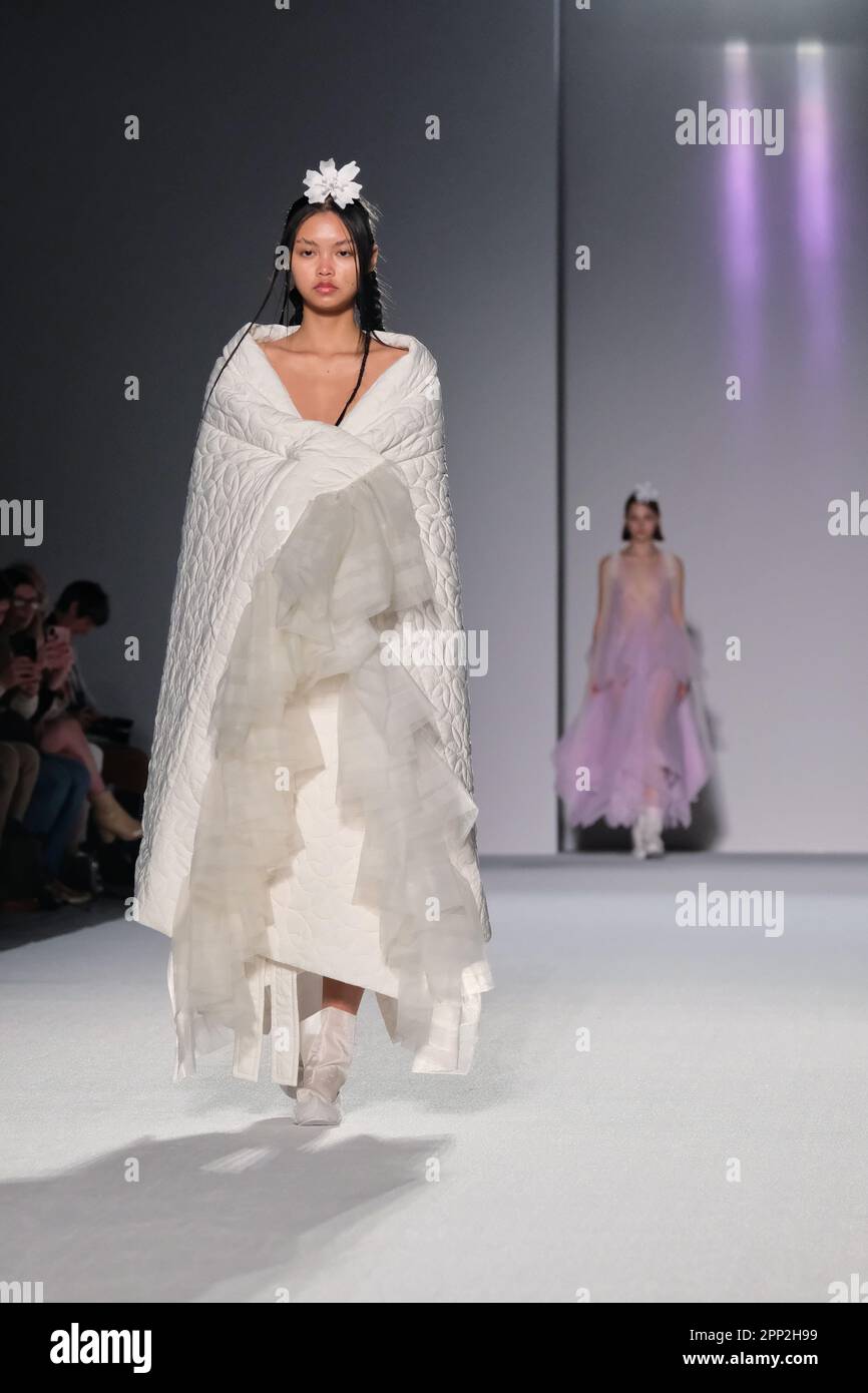 London, UK. 21st April, 2023. Korea-based designer Minju Kim, the ...