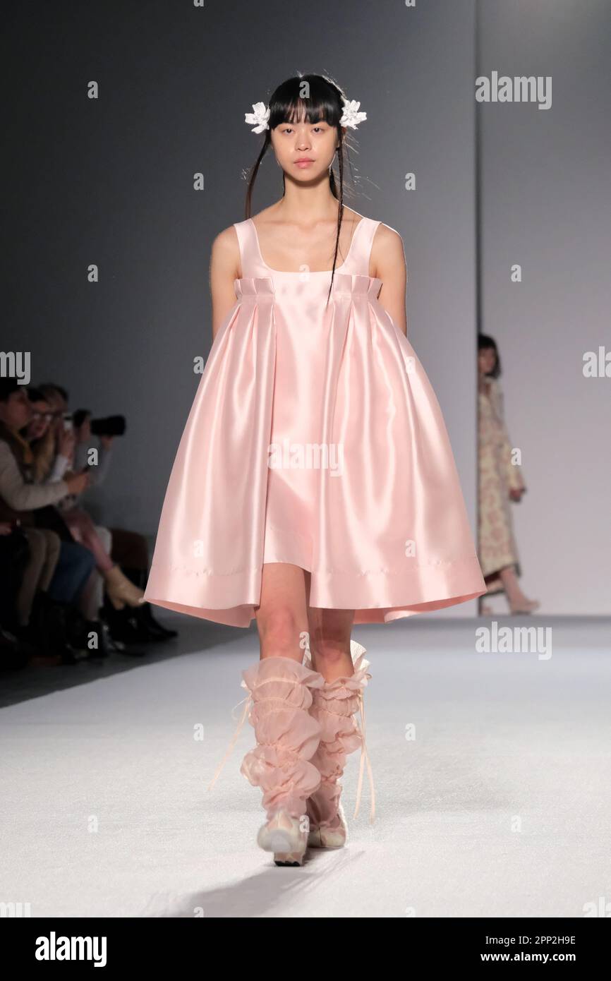 London, UK. 21st April, 2023. Korea-based designer Minju Kim, the ...