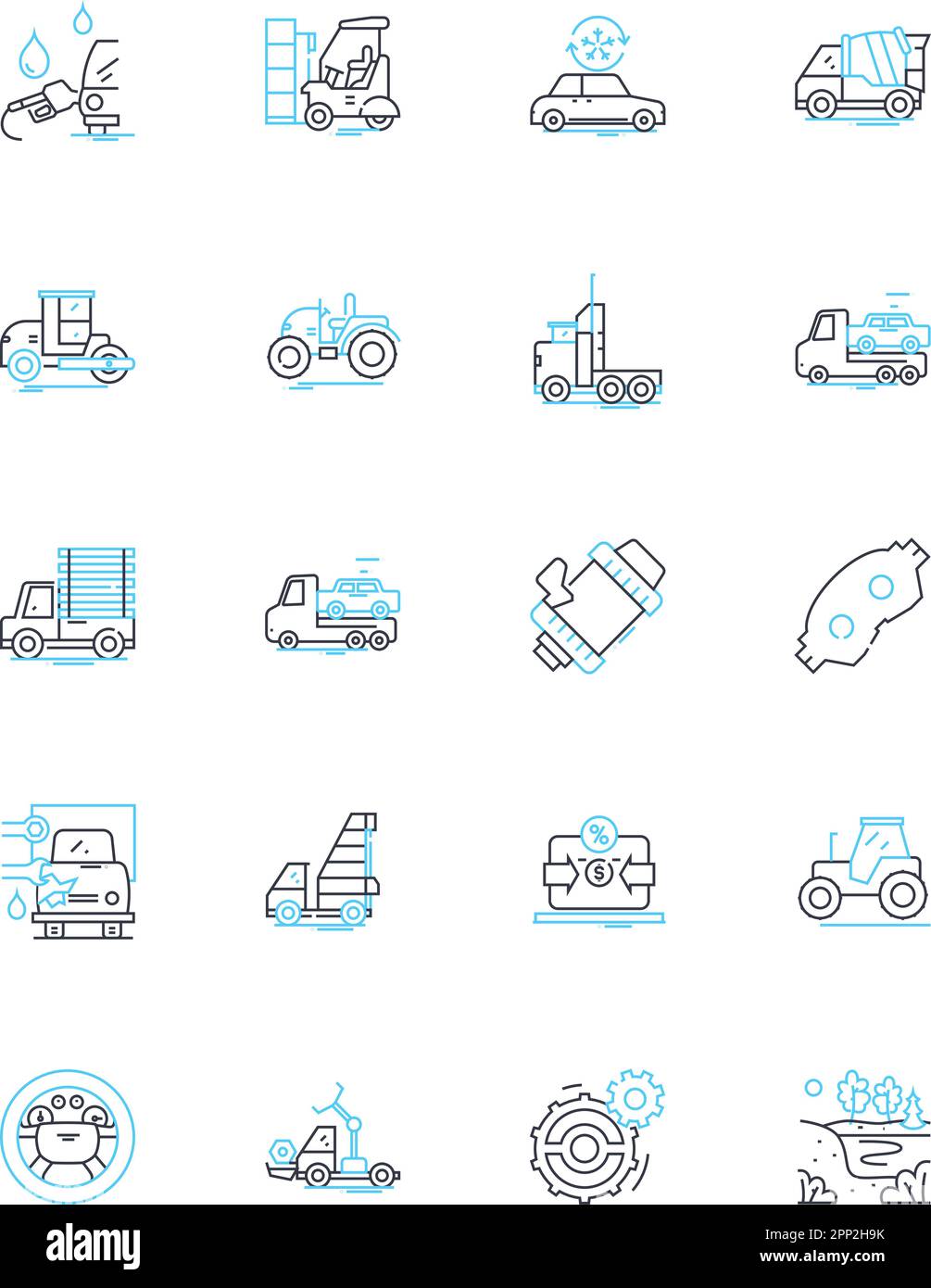 Healthcare sector linear icons set. Medicine, Wellness, Hospital ...