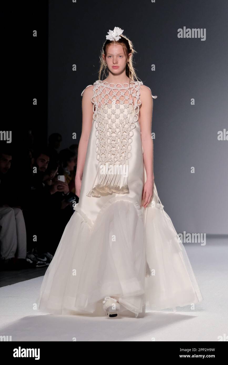 London, UK. 21st April, 2023. Korea-based designer Minju Kim, the ...