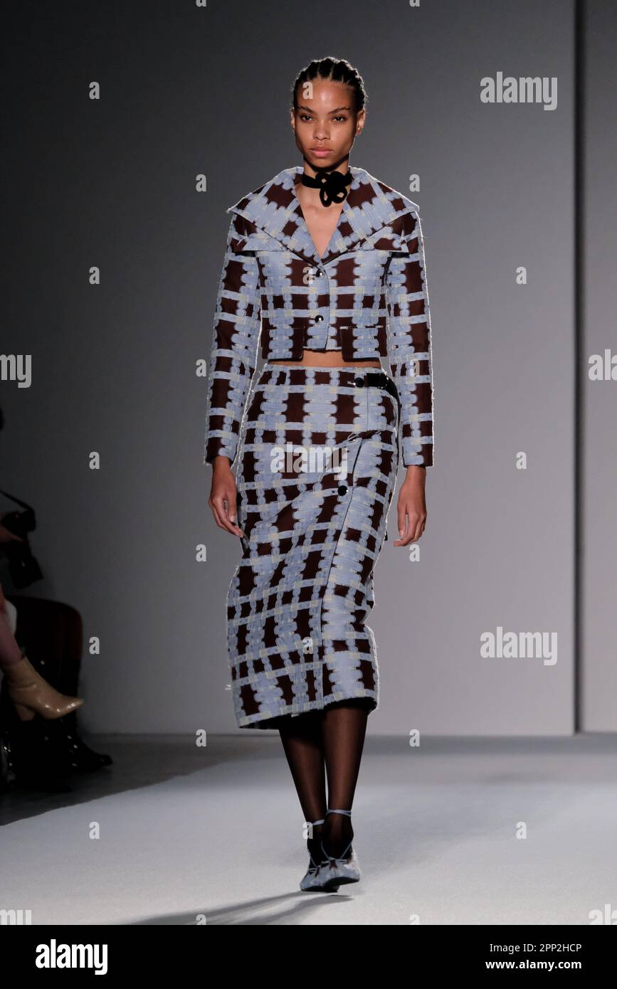London, UK. 21st April, 2023. Korea-based designer Minju Kim, the ...