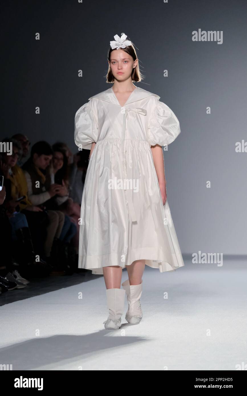 London, UK. 21st April, 2023. Korea-based designer Minju Kim, the ...