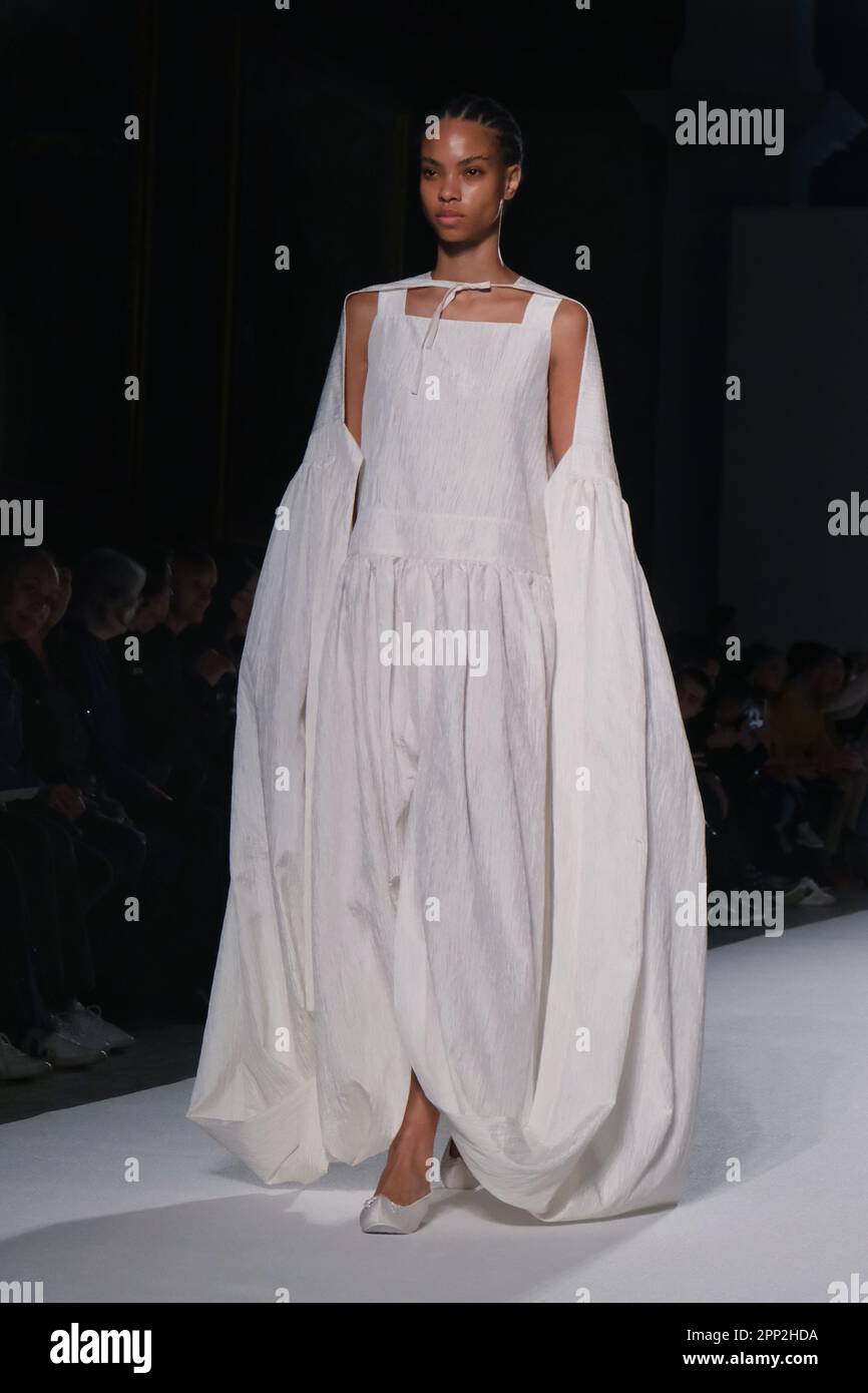 London, UK. 21st April, 2023. Korea-based designer Minju Kim, the ...