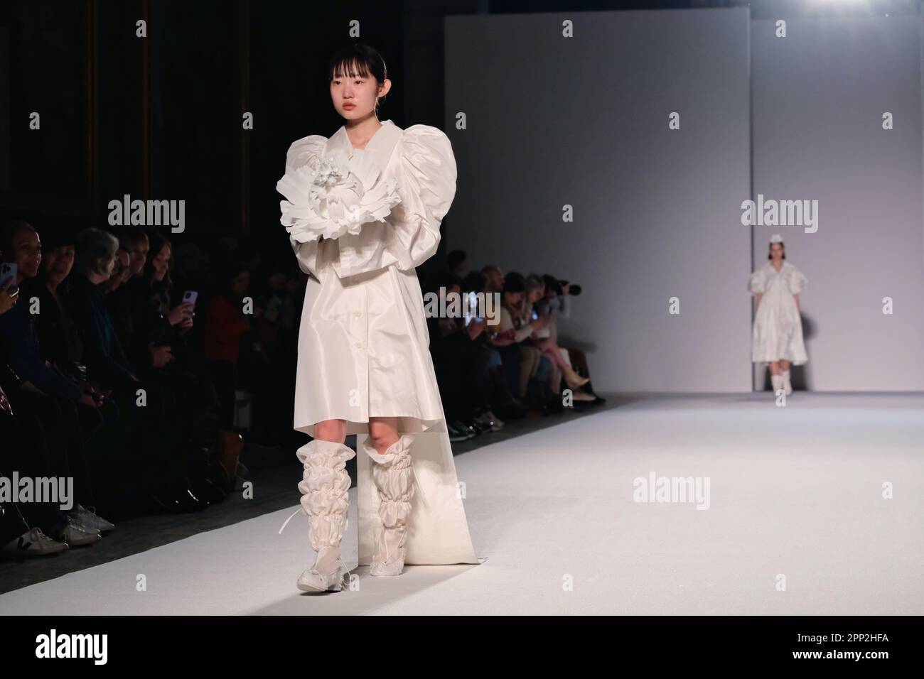 London, UK. 21st April, 2023. Korea-based designer Minju Kim, the ...