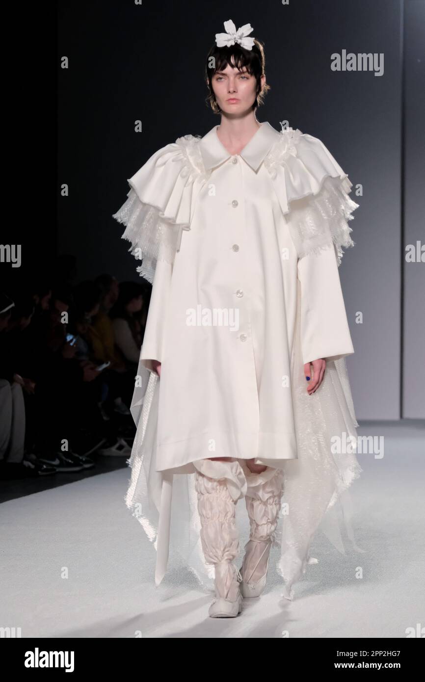 London, UK. 21st April, 2023. Korea-based designer Minju Kim, the ...