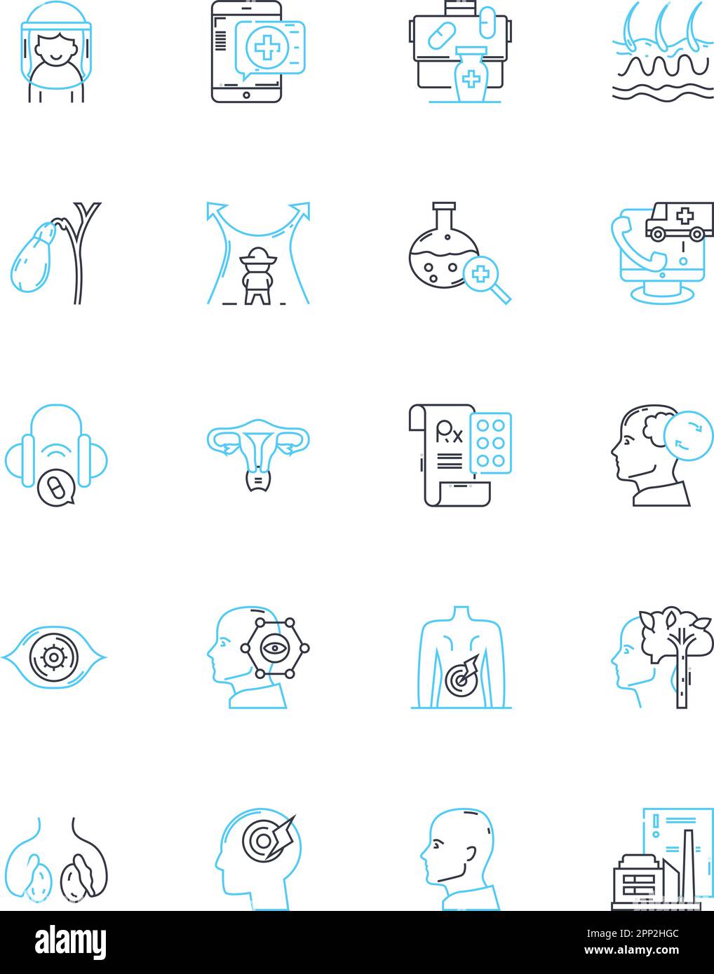 Behavioral analysis linear icons set. Psychology, Observation, Emotions ...
