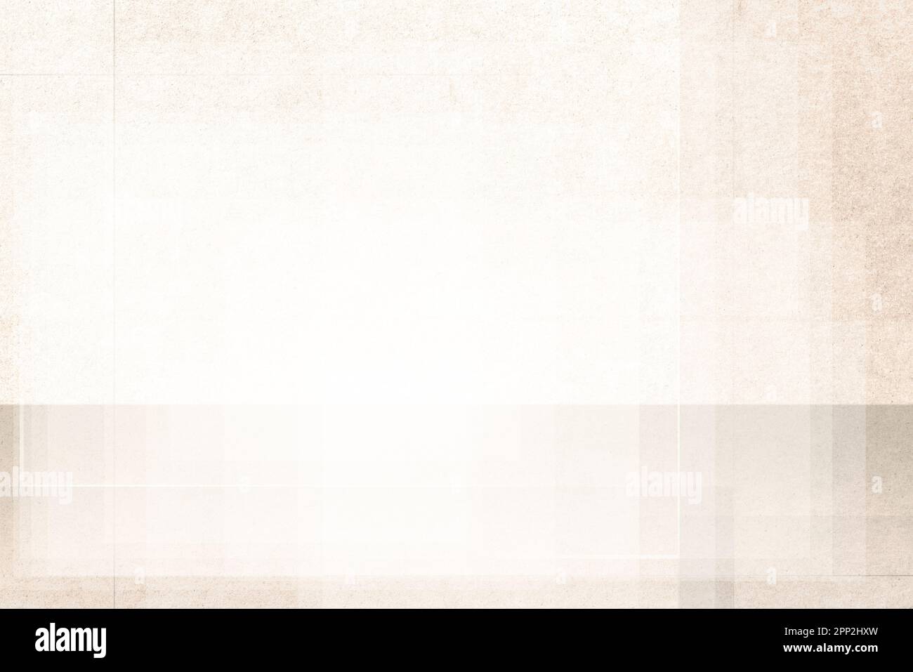 White sheer rectangles on a grainy and grunge textured paper background ...