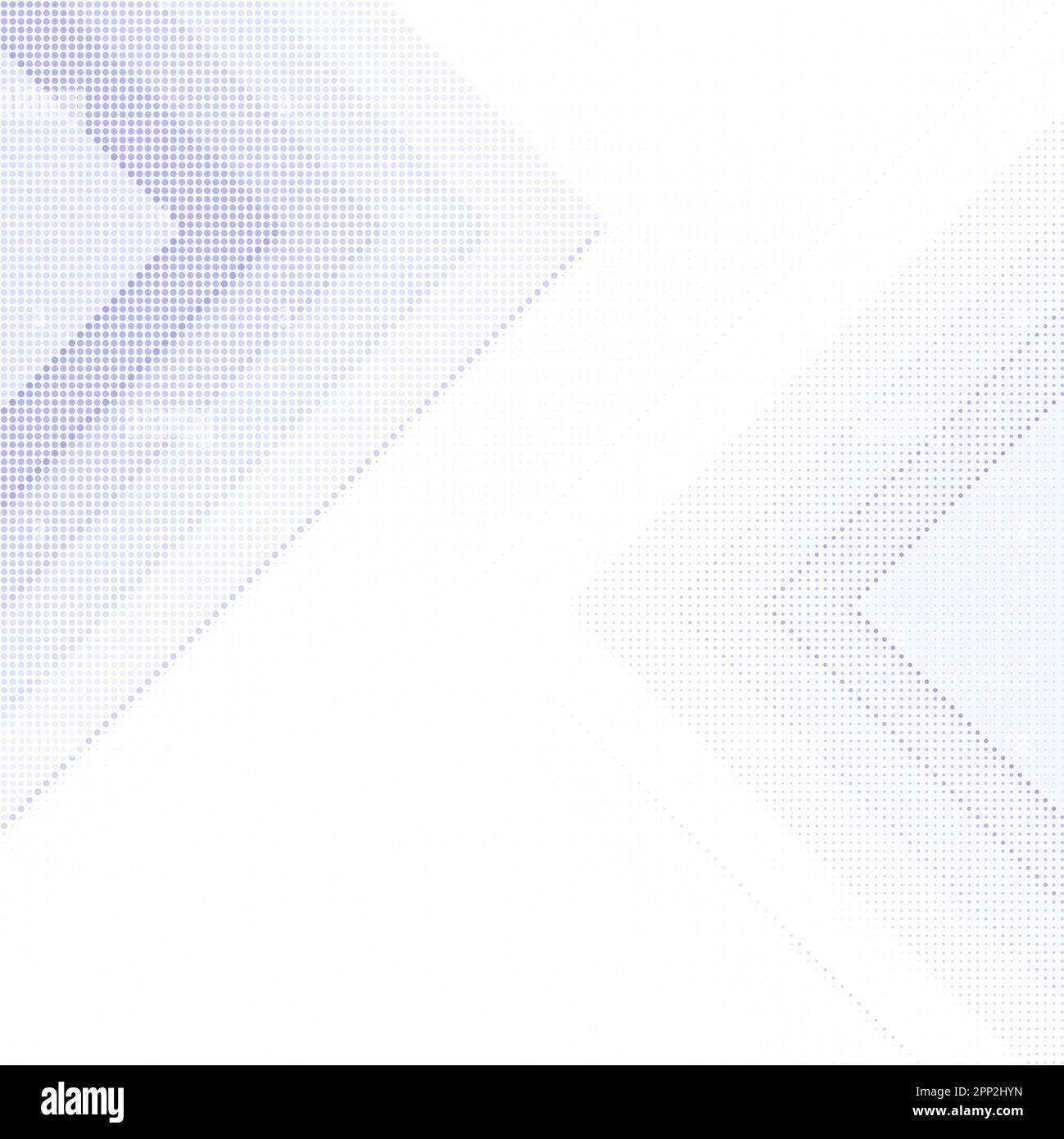 Two abstract blue halftone patterns on white with copy space. Dotted ...